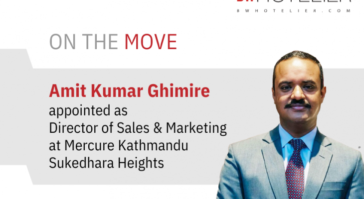 Amit Kumar Ghimire takes over as Director of Sales & Marketing at Mercure Kathmandu Sukedhara ...